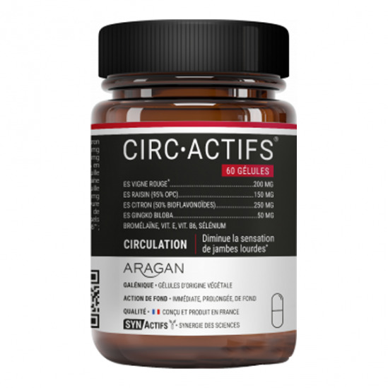 Aragan circ actifs 60 gélules - 83149