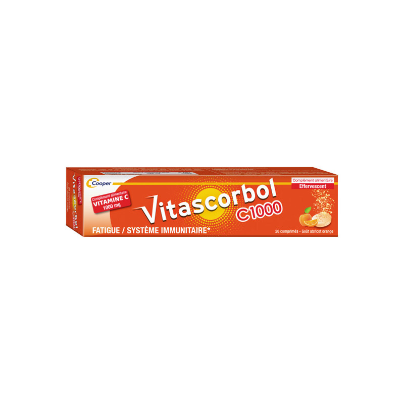 Vitascorbol vitamine C 1000mg 20 comprimés