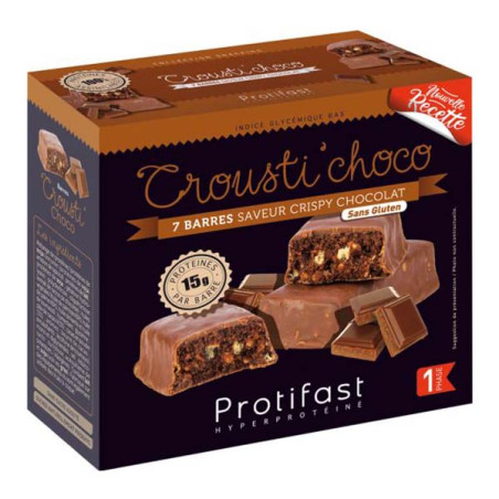 Protifast Crousti'Choco 7 barres de 44gr
